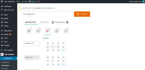 Test Browser Compatibility With Wordpress Plugin