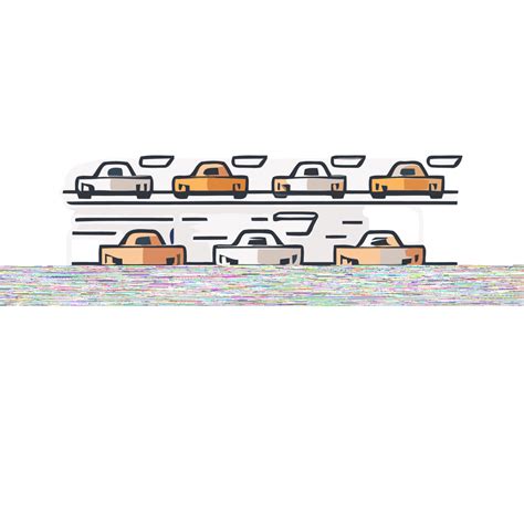 라인 주차 자동차 아이콘 라인 트래픽 그리드 벡터 일러스트 레이 션 흰색 바탕에 경주용 자동차를 묘사한 직계 아이콘 플랫 아이콘 및 드리블에 의한 벡터 일러스트 비핸스