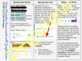 Four Digital And Print Exit Ticket Strategies For Formative Assessment