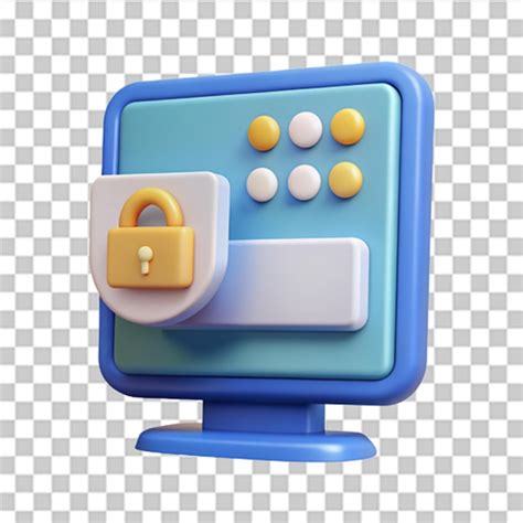 3d Incorrect Password On Computer Personal Data Protection On The Internet Incorrect And Correct