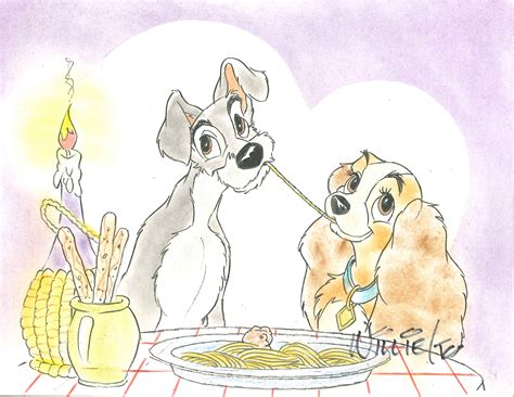 Lady And The Tramp Spaghetti Kiss