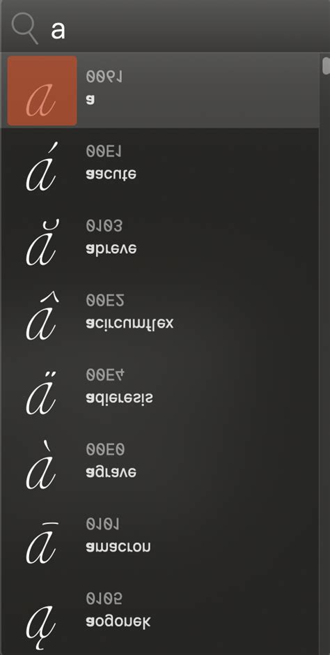 find windows ⌘f text is upside down 3322 glyphs glyphs forum