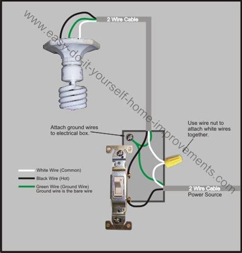 Wiring Diagram For Single Pole Light Switch