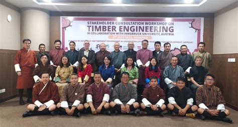 Consultation Meeting On Timber Engineering Jigme Namgyel Engineering College
