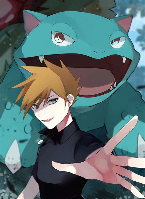 Blue Oak And Venusaur Pokemon And More Drawn By Norisukep Danbooru