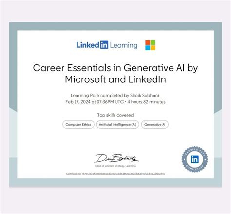 Unlock The Potential Of Generative Ai With Linkedin Shaik Subhani