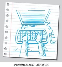 50 112 Computer Keyboard Drawing Images Stock Photos Vectors Shutterstock