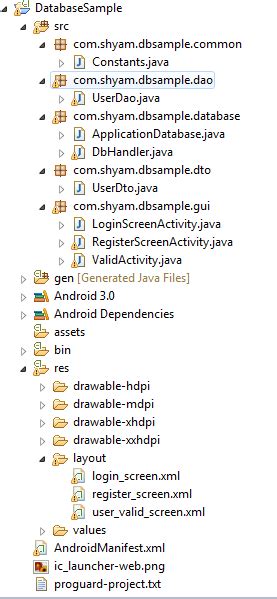 Android Android Sqlite Database Example