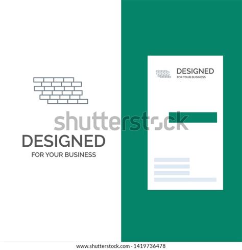 Firewall Security Wall Brick Bricks Grey Stock Vector Royalty Free 1419736478 Shutterstock