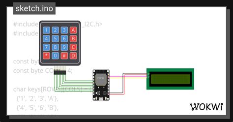 Keypadesp32 Wokwi Esp32 Stm32 Arduino Simulator