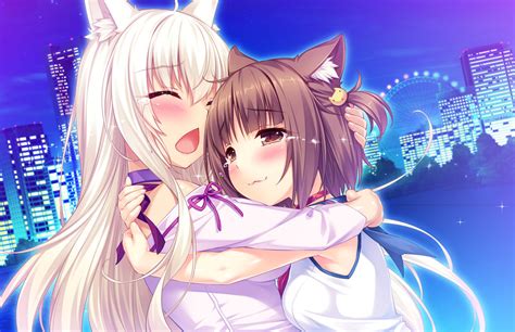 Coconut Holding Azuki Nekopara Sekai By Plank 69 On Deviantart