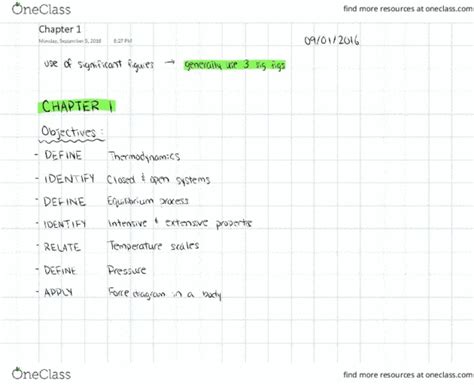 Ch E243 Lecture 1 Lec 1 09012016 Oneclass