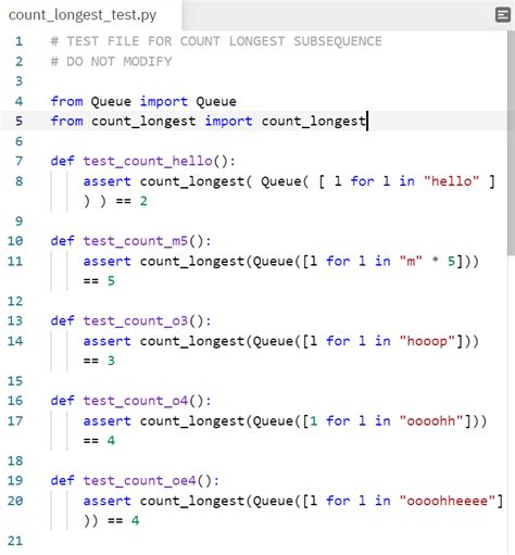 solved i 2 3 00 count longest test py 1 test file for