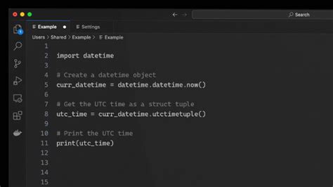Basic Example Of Python Function Datetimedatetimeutcoffset