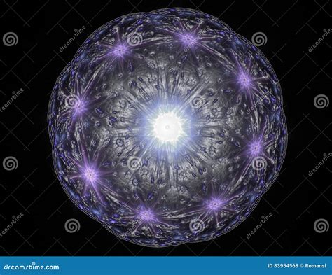 Geometry Of Space Series Visually Attractive Backdrop Made Of C Stock Illustration