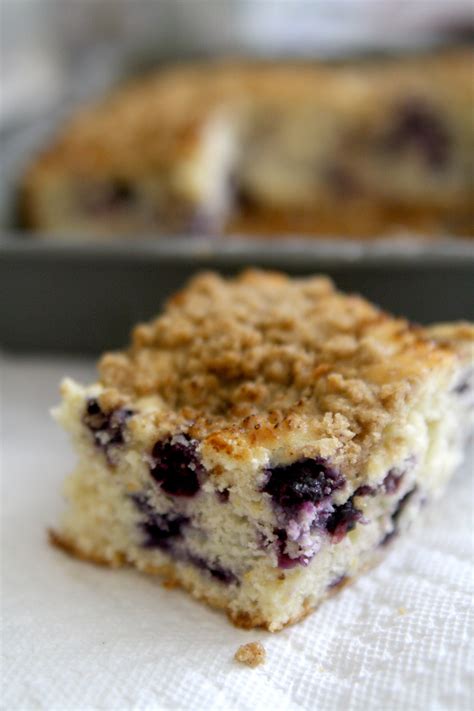 Blueberry Buttermilk Coffee Cake With Streusel Topping Buttermilk