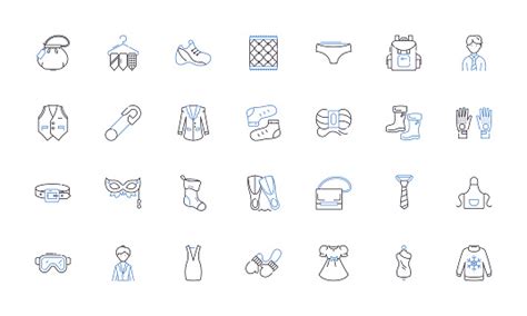 웨어러블 라인 아이콘 모음입니다 피트니스 건강 모니터링 스마트워치 센서 활동 트래커 벡터 및 선형 그림 앱 성능 생체 인식 개요