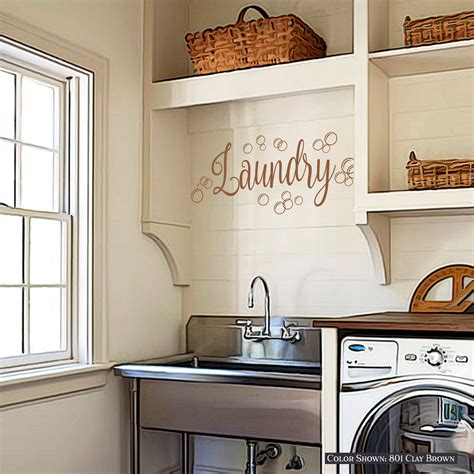 Laundry Bubbleslaundry Room Decal Vinyl Wall Decalswall Quote Decal