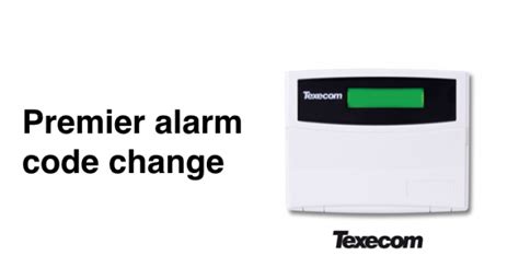 How To Change Texecom Premier Alarm Code AMCO S Smart Security Guide