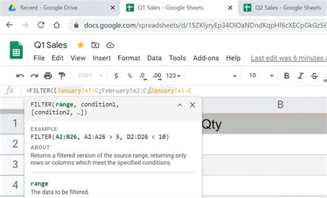 Google Sheets Combine Data Without Query Different Worksheets