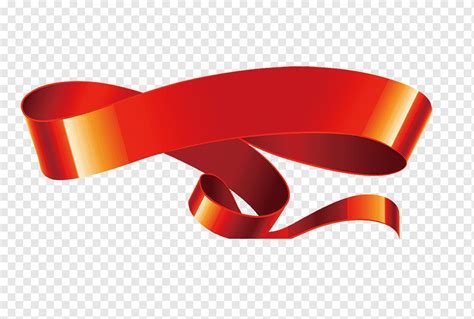 Listón Rojo Cinta Naranja Logo Png Pngwing