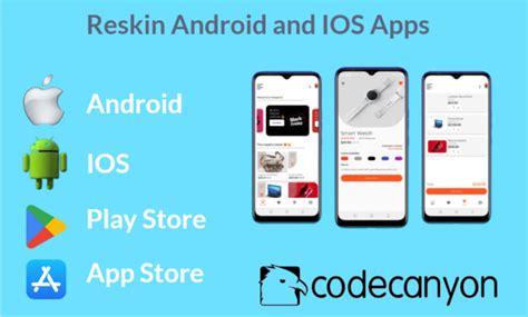 reskin rebrand and setup android app ios app and reskin codecanyon by rajeevkumar8 fiverr