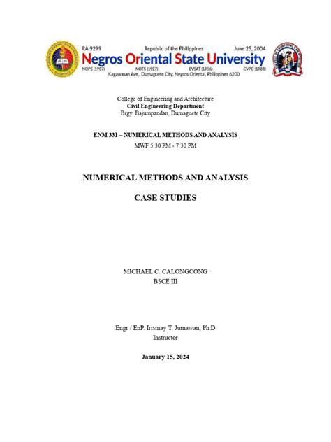 Case Michael Pdf System Of Linear Equations Equations