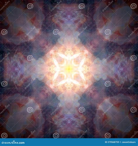 Premium Light Code Mandala Technology Pattern Tile Pavement Soul Mind