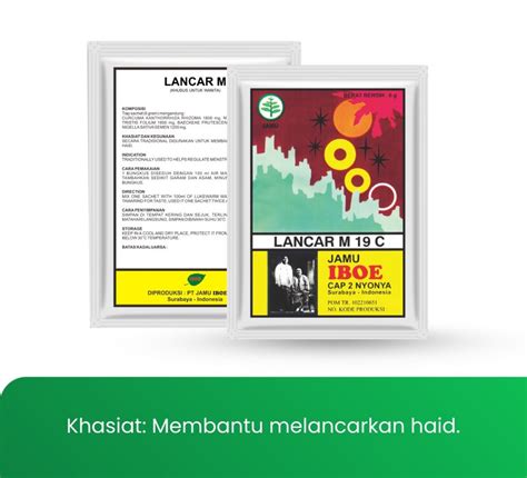 Jamu Iboe Lancar M 6 Gr 10 Ct