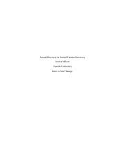 Unit Assignment Docx Sexual Recovery In Sexual Trauma Survivors Jessica Wilson Capella