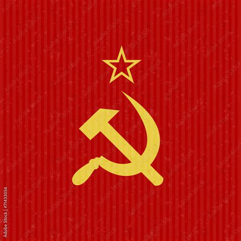 Cccp Flag Symbol Stock Vector Adobe Stock