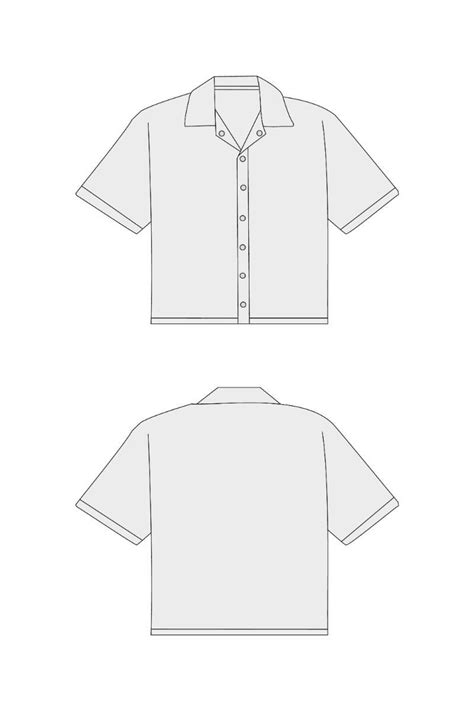 Fashionable Short Sleeve Womens Button Up Shirt Vector Design