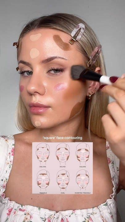 Square Face Contouring 🎀 Face Contouring Square Face Makeup How To