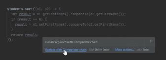 Comparator Comparable CompareTo Java Objekte Vergleichen