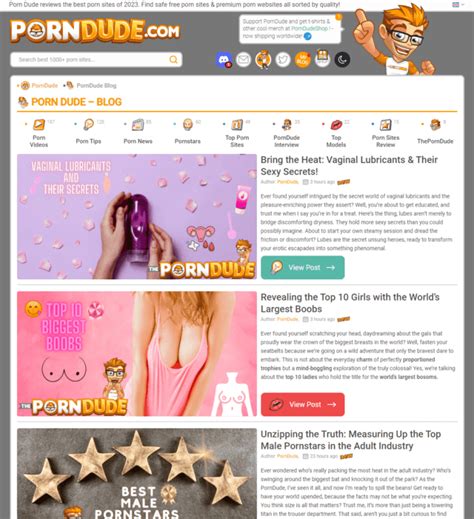 Top 10 Sex Blogs Your Ultimate Guide To The Adult Industrys Inside