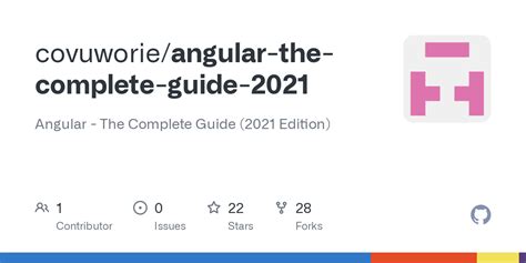 GitHub Covuworie Angular The Complete Guide 2021 Angular The