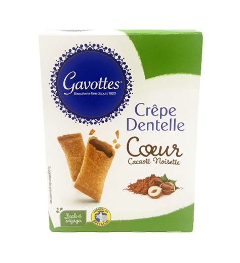 Crêpe Dentelle Coeur Noisettes Gavottes Vente En Ligne