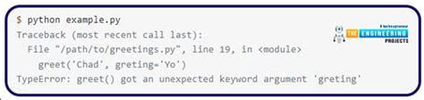 Python Traceback The Engineering Projects