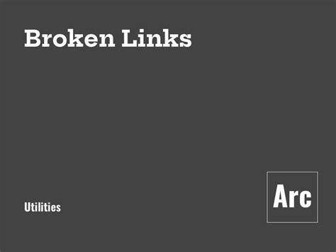 Fixing Broken Links In Arcgis Pro — Mapping 101