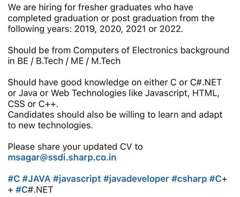 Avinash Gupta On Linkedin Fresherjobs Hiring Jobhiring Softwaredevelopers Bangalorejobs