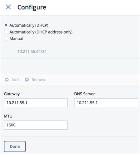 Configuring Node Network Interfaces