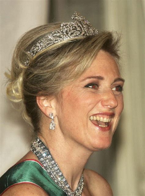 Princess Astrid From Belgium Pose For A Photo Before A Gala Dinner At Royal Tiaras Royal
