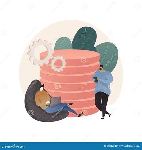 Big Data Architecture Abstract Concept Vector Illustration Stock Vector Illustration Of