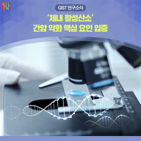 Gist 광주과학기술원 Gist 연구소식 👍 Gist 생명과학부 박성규 교수팀서울대학교 정구흥