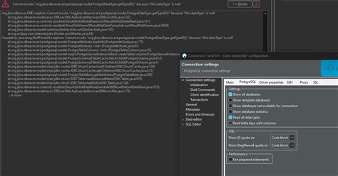 exception when browsing postgresql 15 table · issue 19097 · dbeaver dbeaver · github