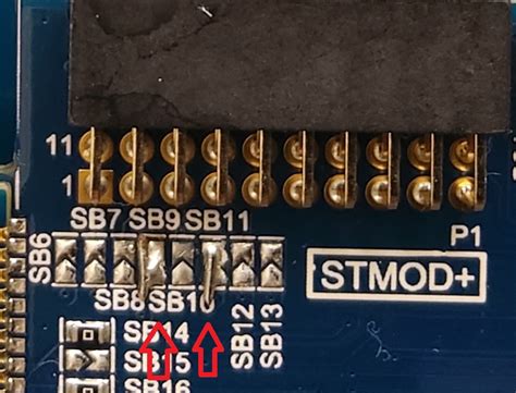 Stm32h7b3i The Development Kit Stmod Connector And Using Uart2