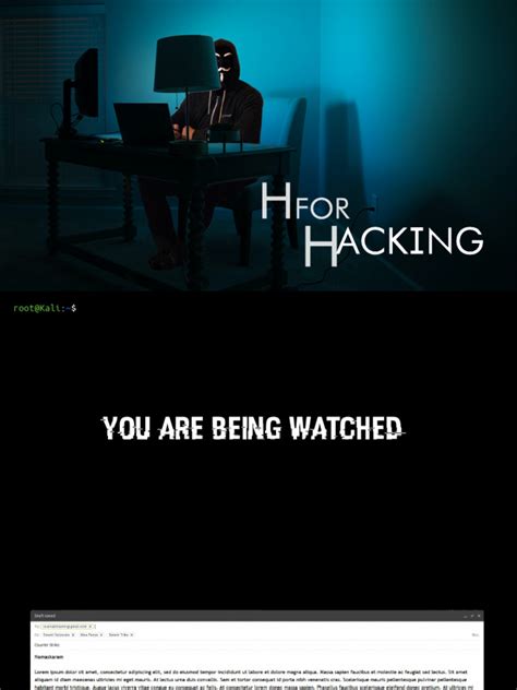H For Hacking Pdf Security Hacker Security