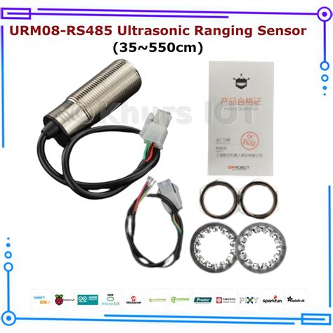 Jual Dfrobot Urm08 Rs485 Ultrasonic Ranging Sensor Jarak 35~550cm