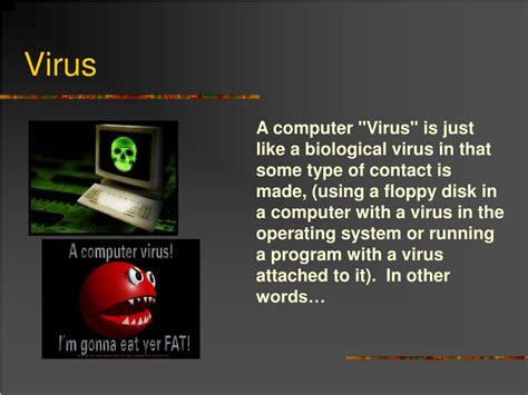 PPT Computer Viruses PowerPoint Presentation Free Download ID 2387721