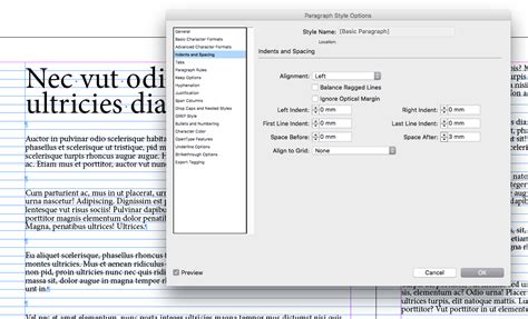 Typography Leading And Aligning To A Baseline Grid In Indesign